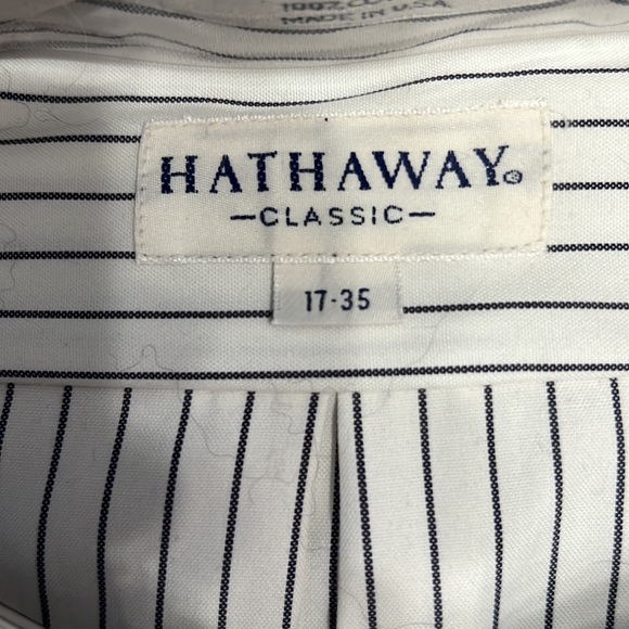 hathaway | Shirts | Vintage Hathaway Mens Button Down Shirt Nwt Collar ...